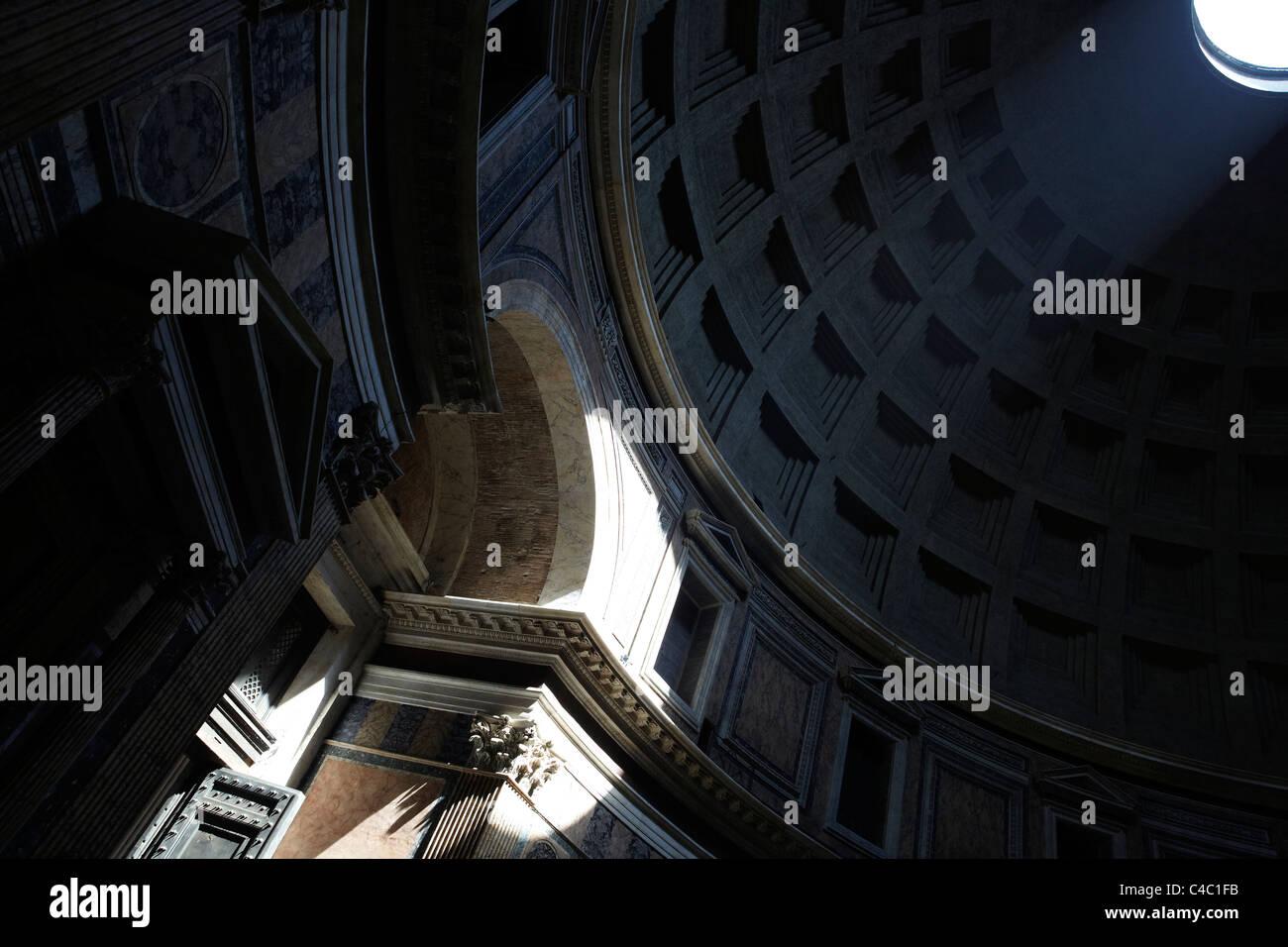 Pantheon inside light temple hi-res stock photography and images - Alamy