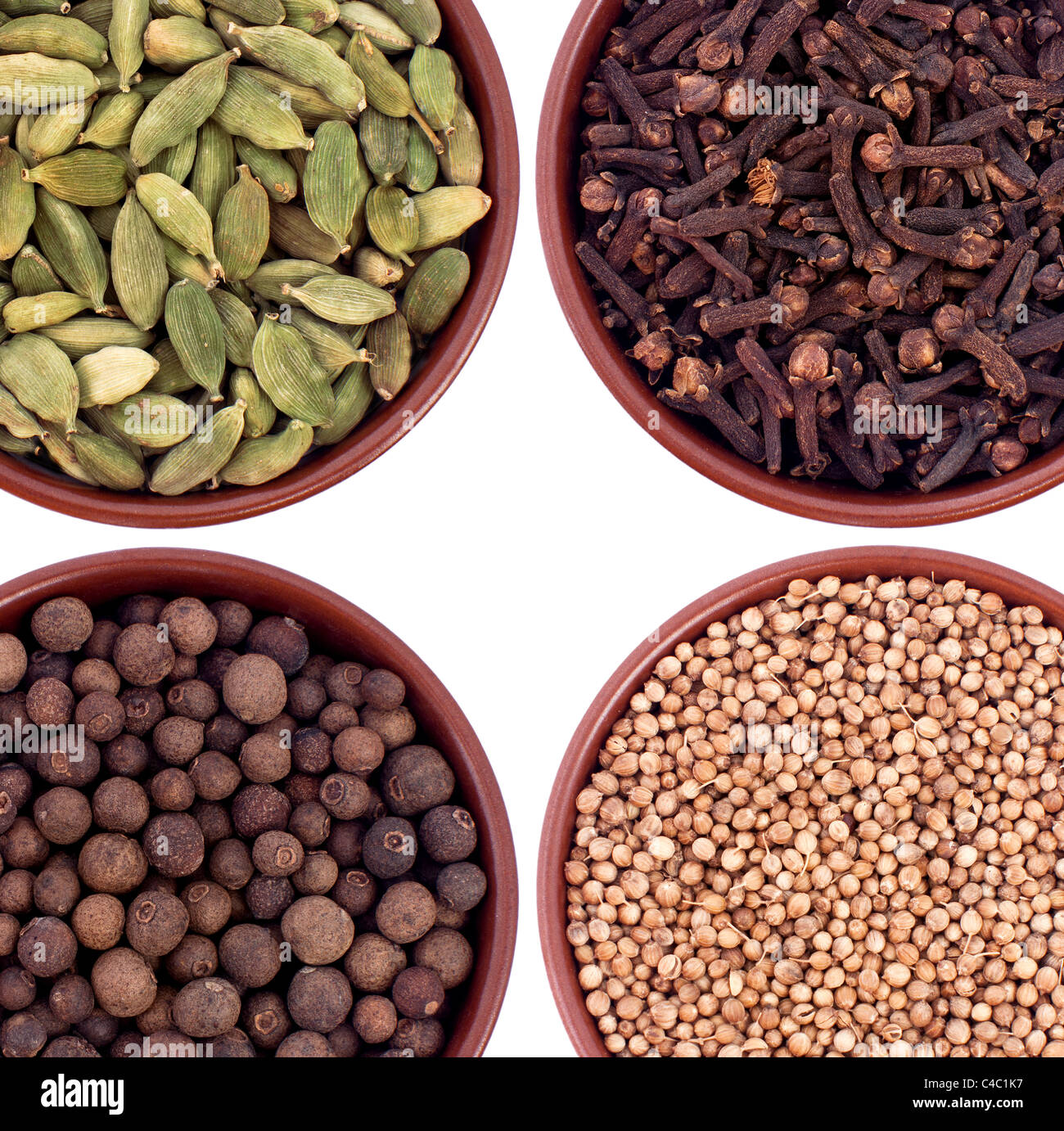 collage of various spices isolated on white Stock Photo - Alamy