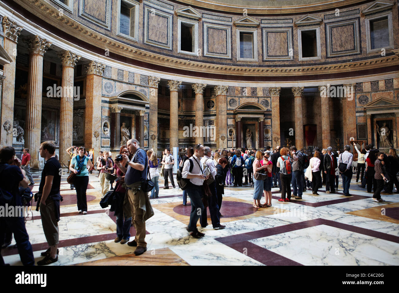 Inside The Pantheon in Rome, Italy Stock Photo - Alamy