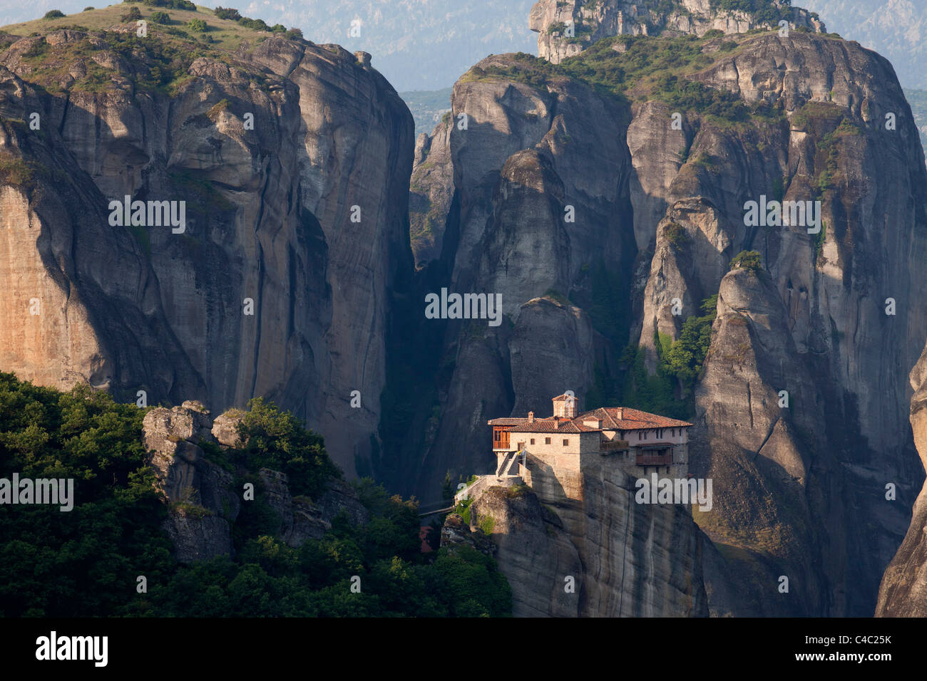 Rousanou Monastery, part of the Meteora complex of Orthodox monasteries ...