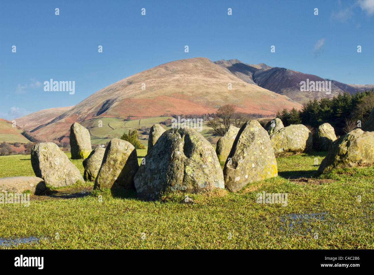 Castle Rigg Stone Circle in English Lake District Stock Photo - Alamy