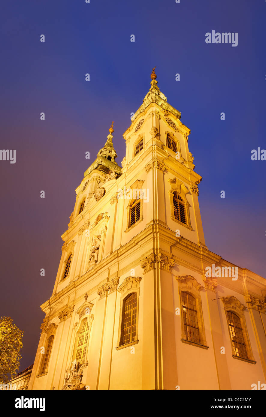 St Anne’s Church lit up at night Stock Photo - Alamy