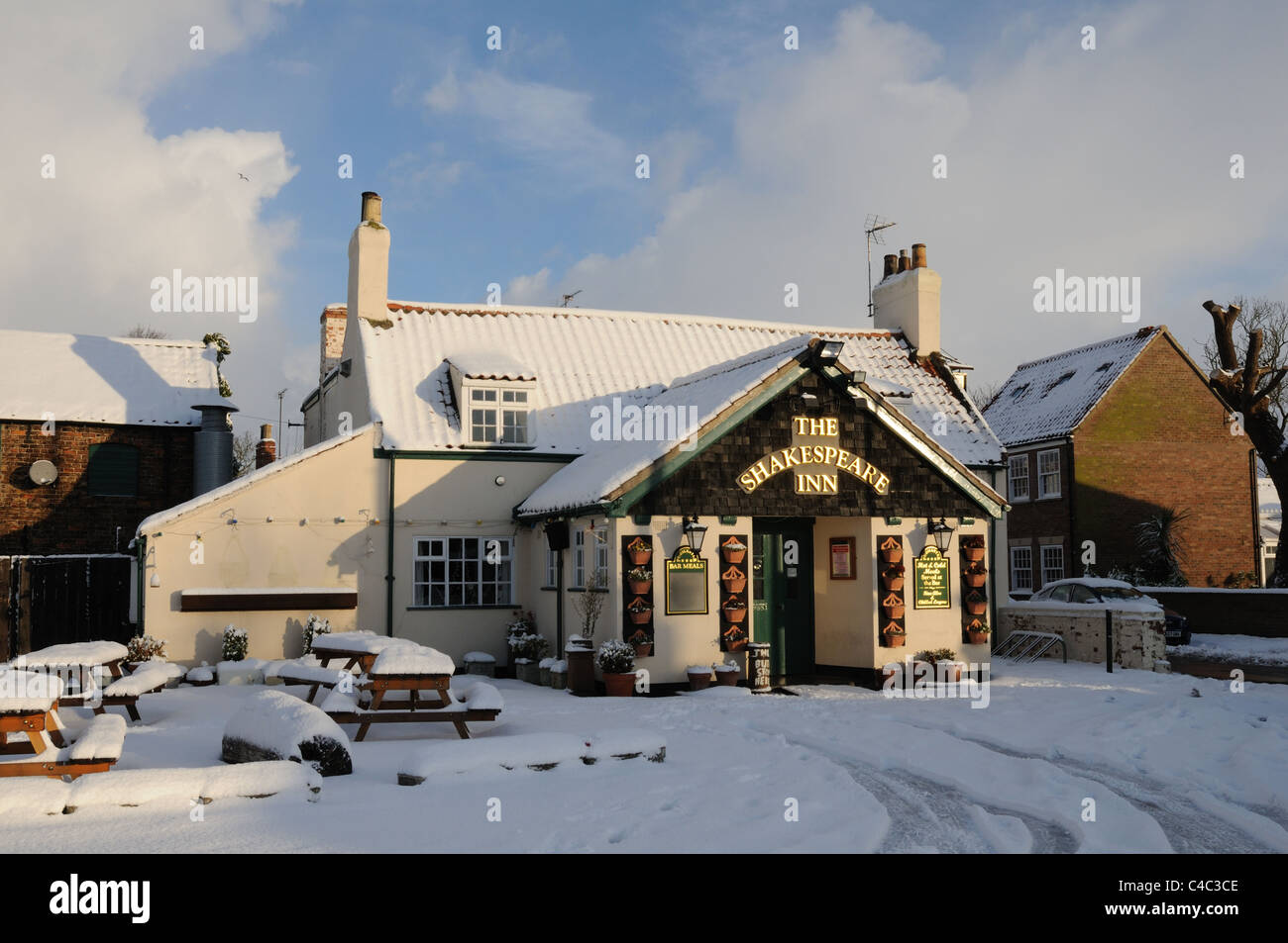 The Shakespeare Inn, East Hedon, Yorkshire, England Stock Photo - Alamy