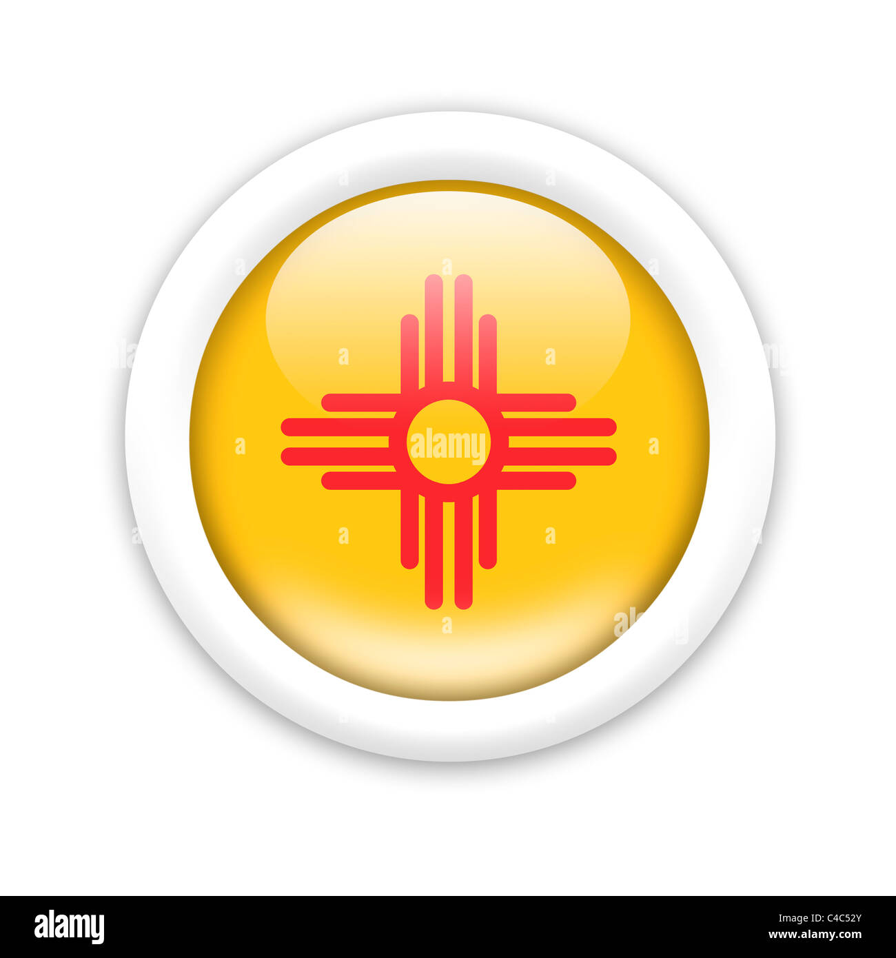 Flag of New Mexico Stock Photo - Alamy