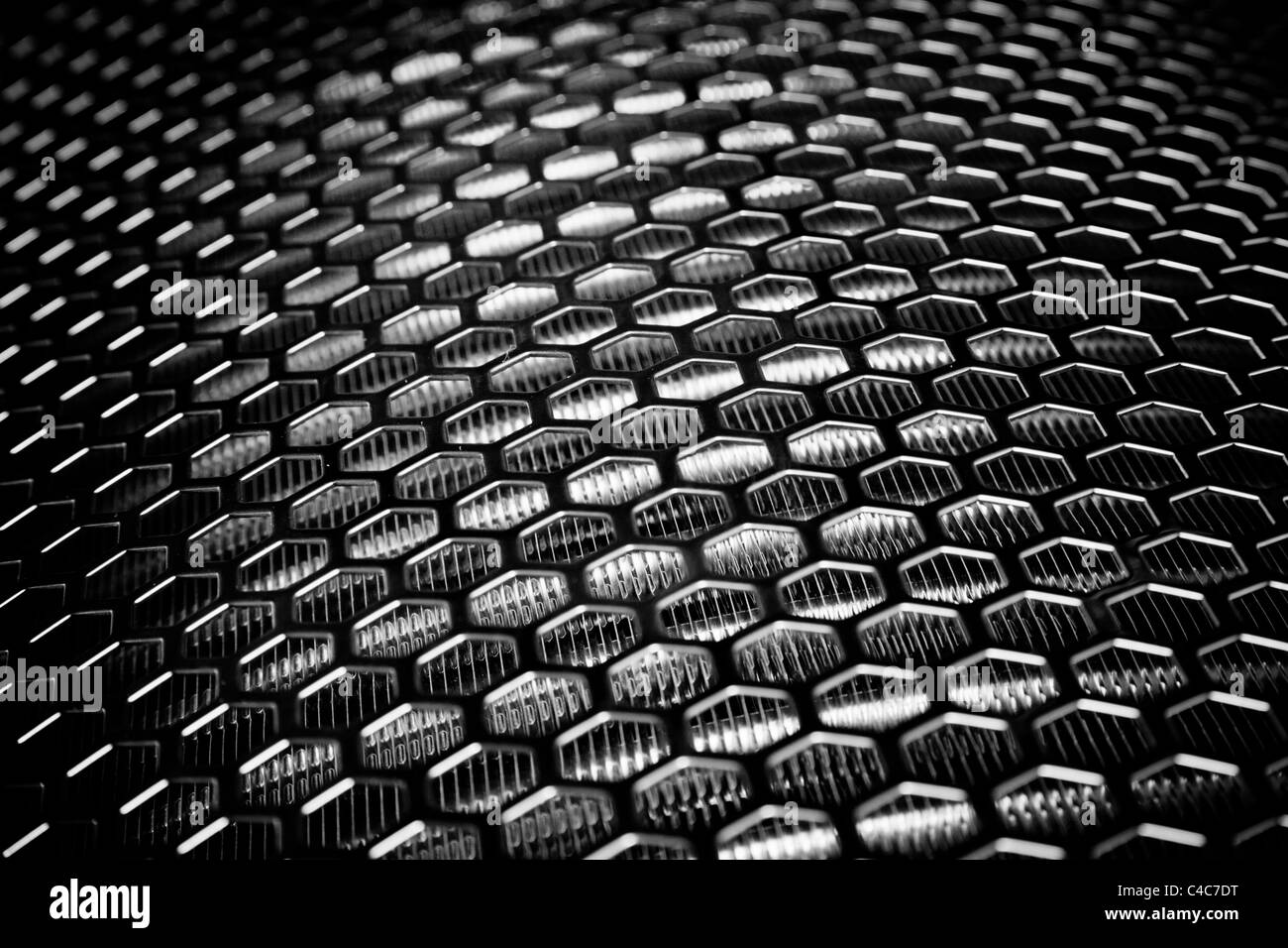 Silver Metal Mesh Stock Photo - Alamy