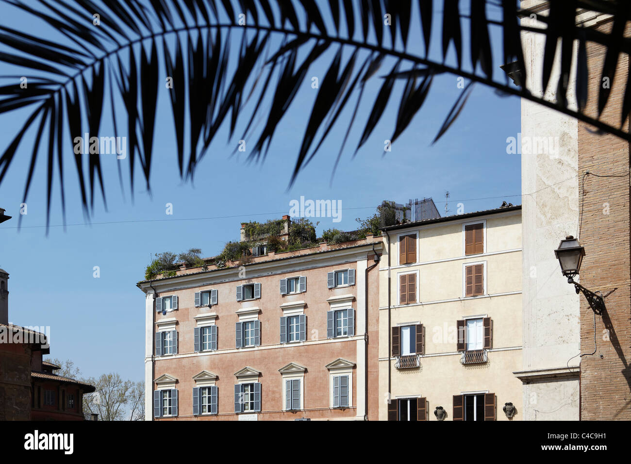 Rome roof garden hi-res stock photography and images - Alamy