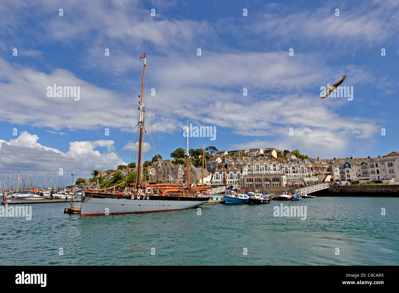 Brixham Harbour South Devon Stock Photo - Alamy