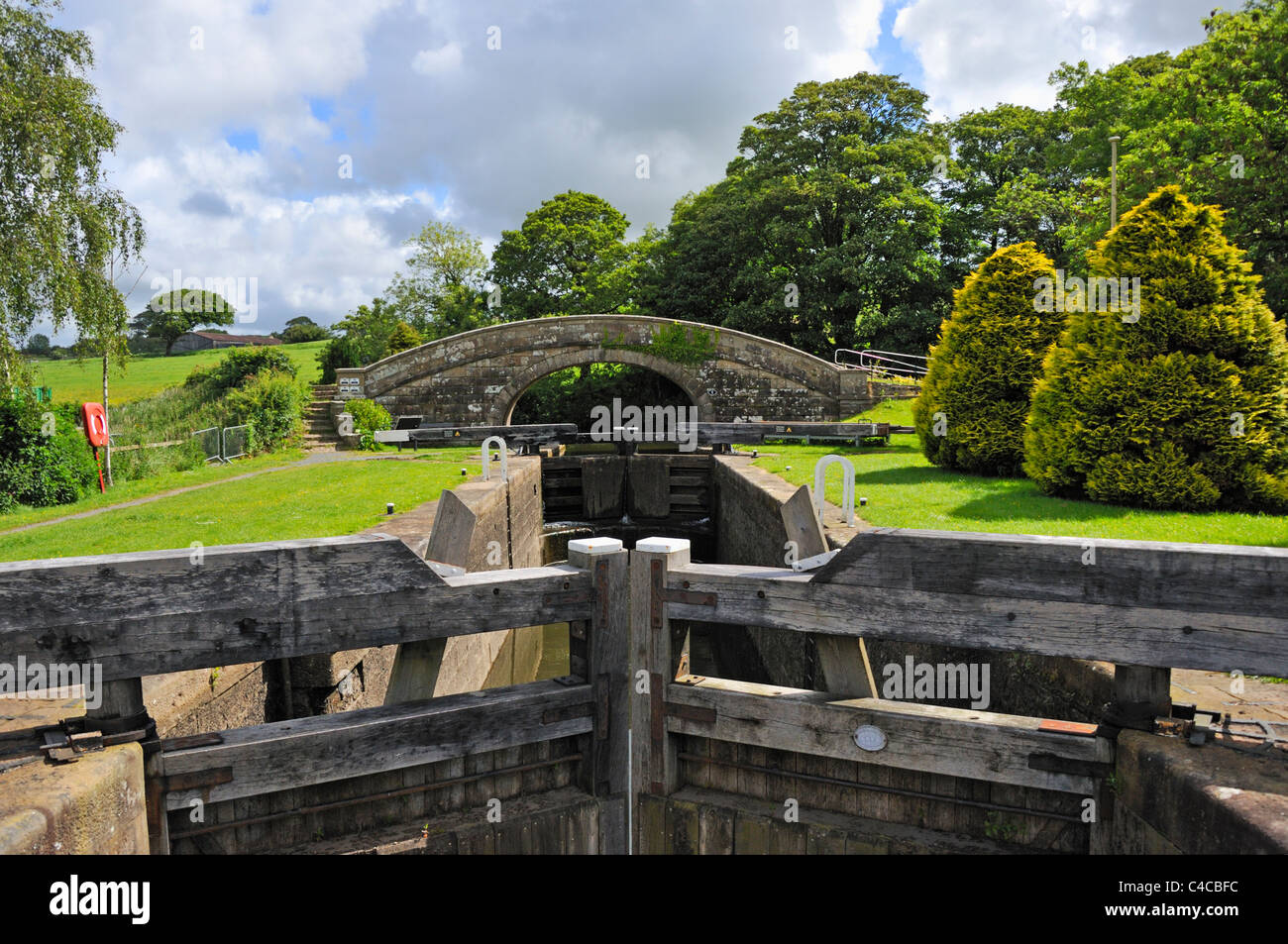 Junction Bridge No.1 and Lock No.1. Glasson Branch, Lancaster to Kendal ...