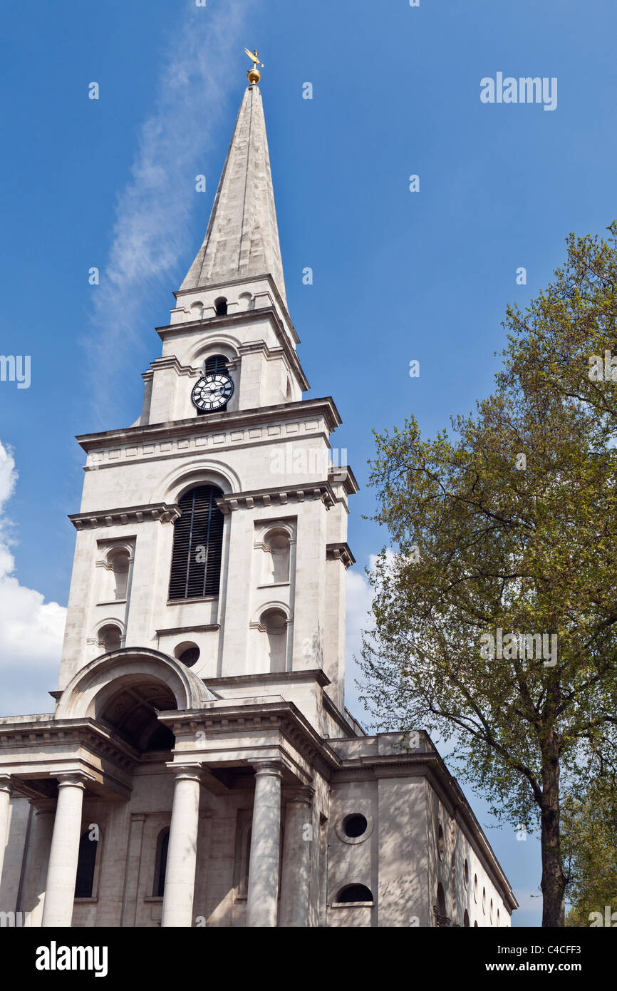 Christ church Spitalfields London England Stock Photo - Alamy