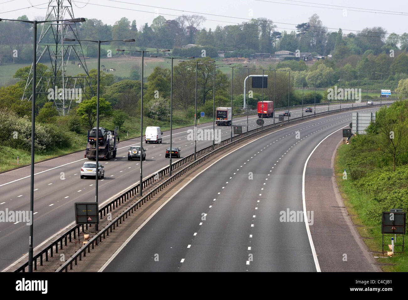 M1 MOTORWAY NEAR LONDON Stock Photo - Alamy