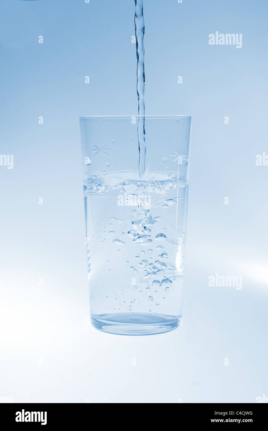 pure water in glass Stock Photo - Alamy