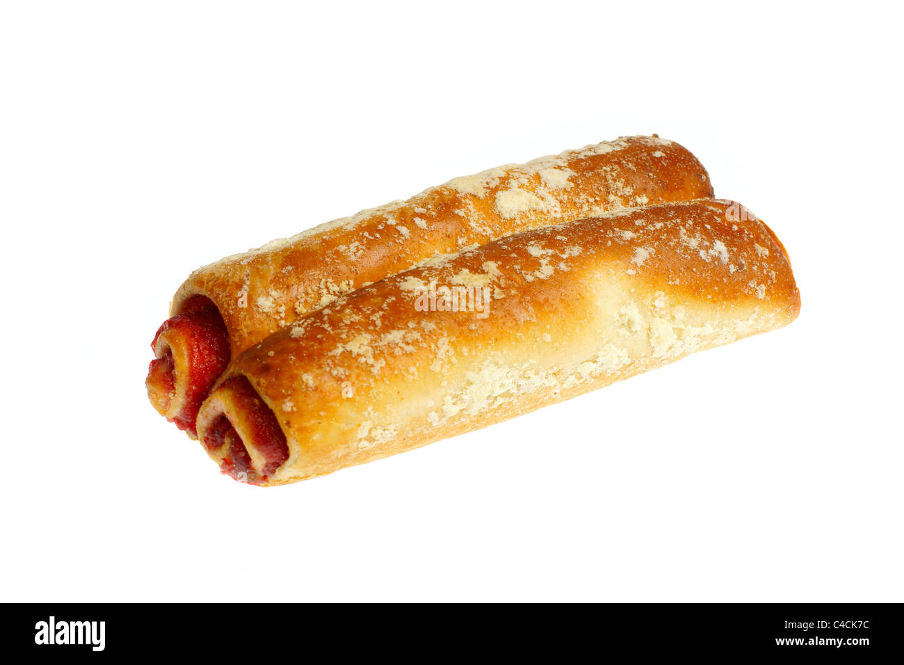 sweet roll isolated on white background Stock Photo - Alamy