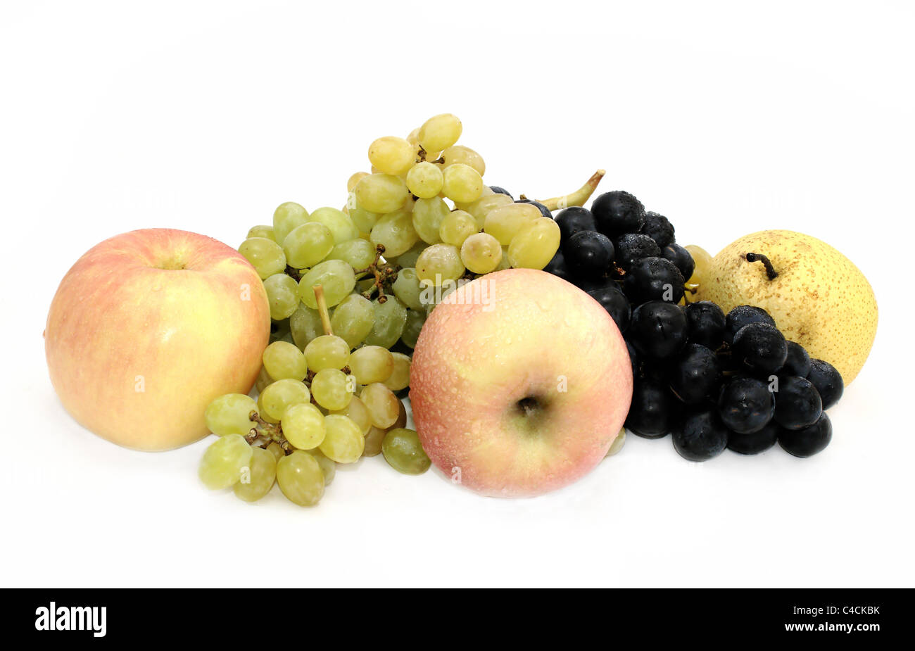 fruits in white background Stock Photo - Alamy