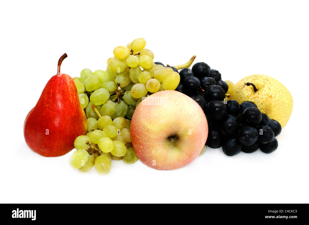 fruits in white background Stock Photo - Alamy