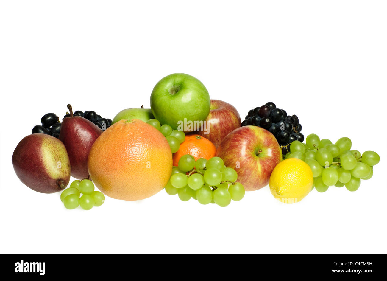 fruits isolated on white Stock Photo - Alamy