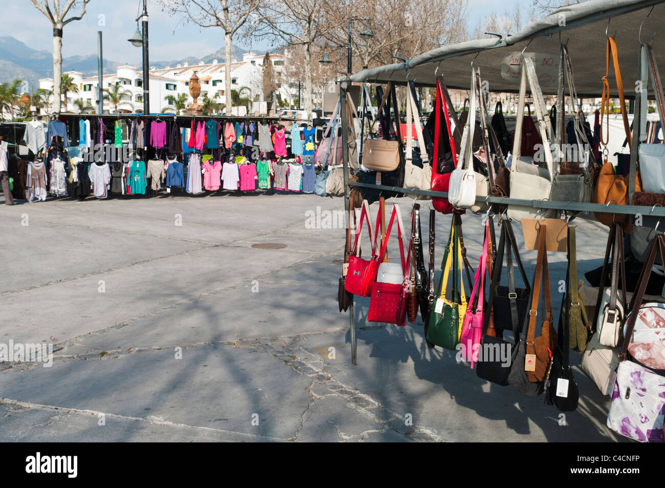 Market spain handbags hi-res stock photography and images - Alamy