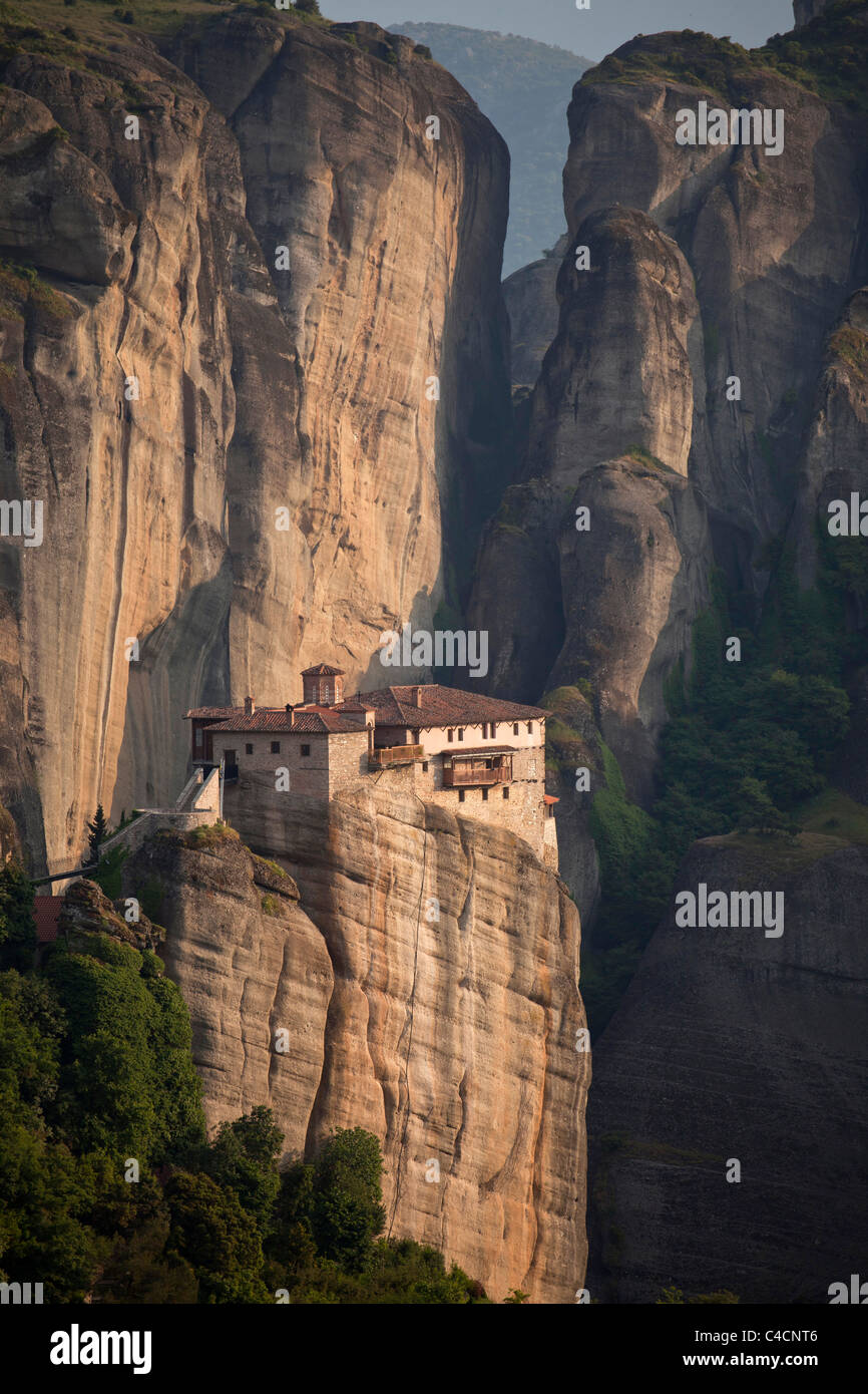 Rousanou Monastery, part of the Meteora complex of Orthodox monasteries ...