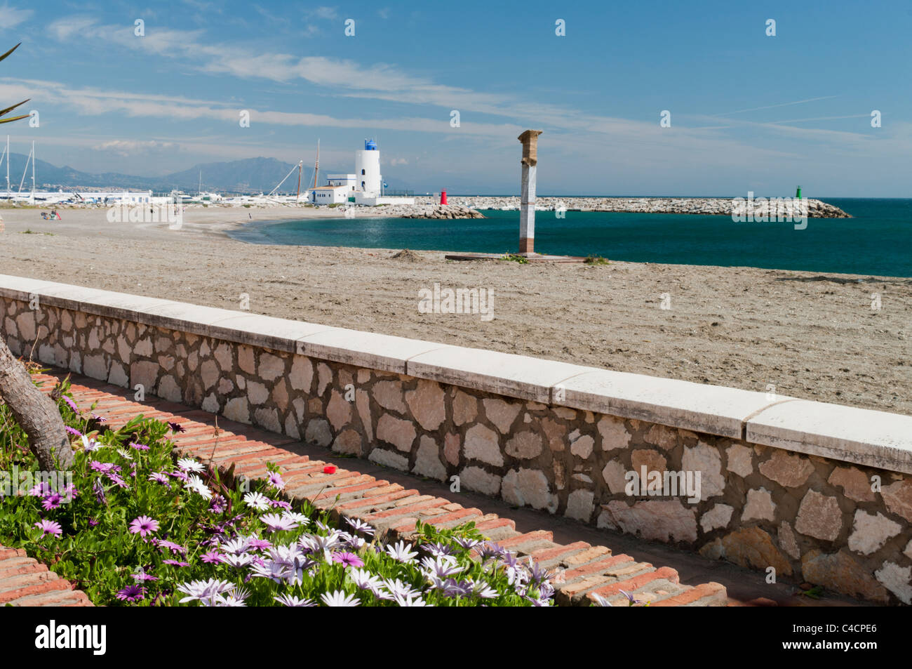 Beach at Duquesa, Andalucia, Spain Stock Photo - Alamy