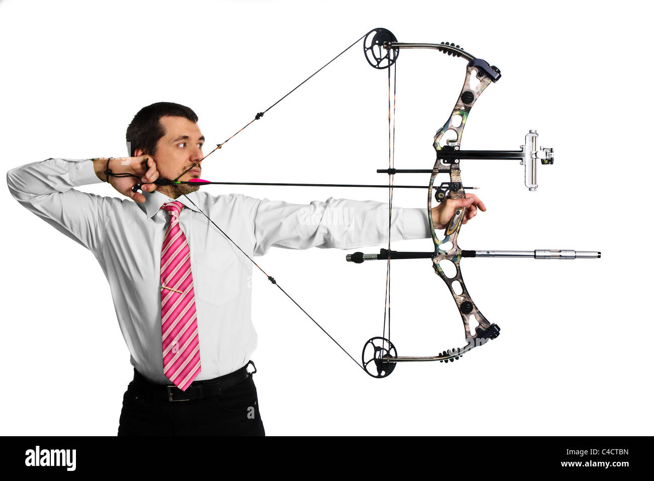 Modern bow and arrow isolated hi-res stock photography and images - Alamy