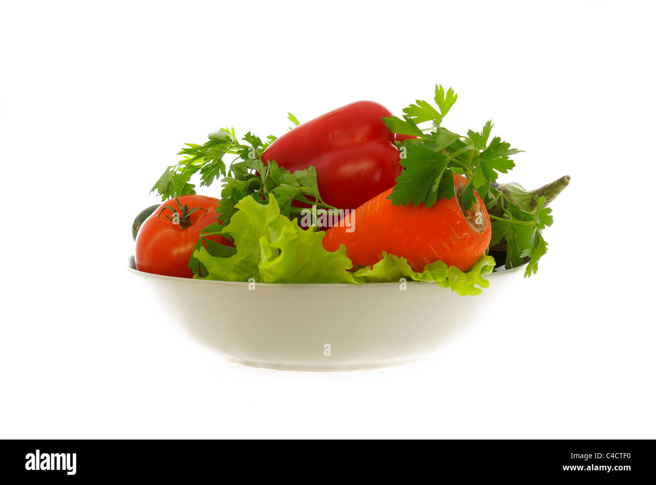 plate with vegetables Stock Photo - Alamy