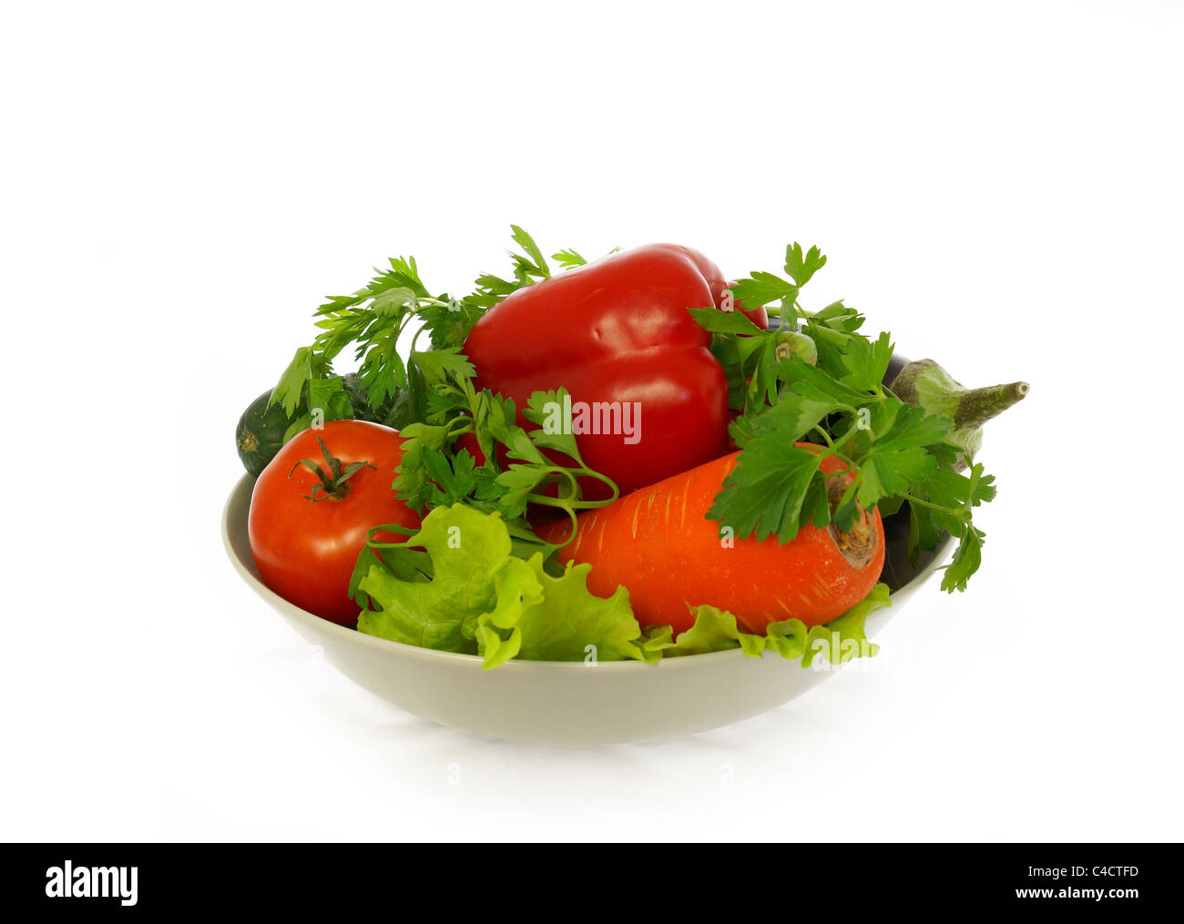 plate with vegetables Stock Photo - Alamy