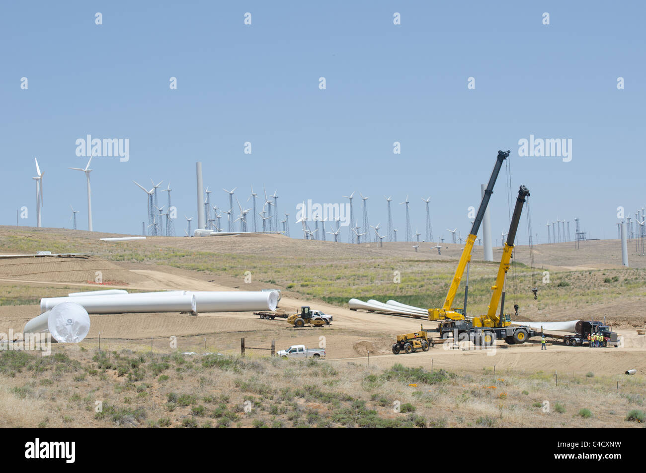 Wind turbine construction hi-res stock photography and images - Alamy