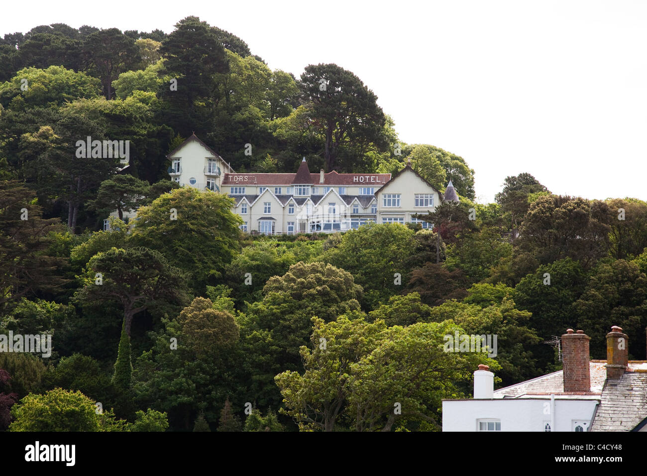 Tors Hotel Lynmouth Devon Stock Photo - Alamy