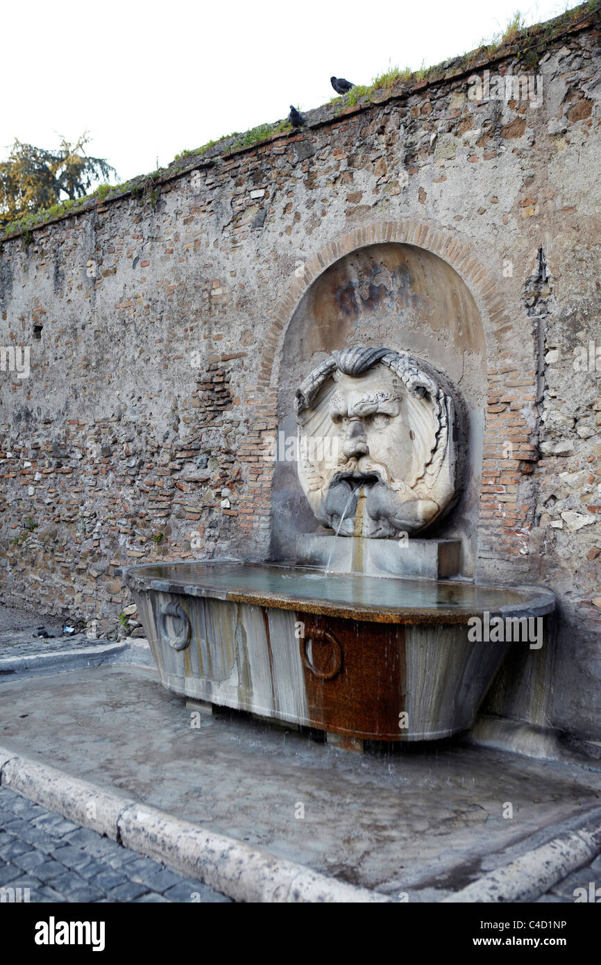 Water fountain, Rome, Italy Stock Photo - Alamy
