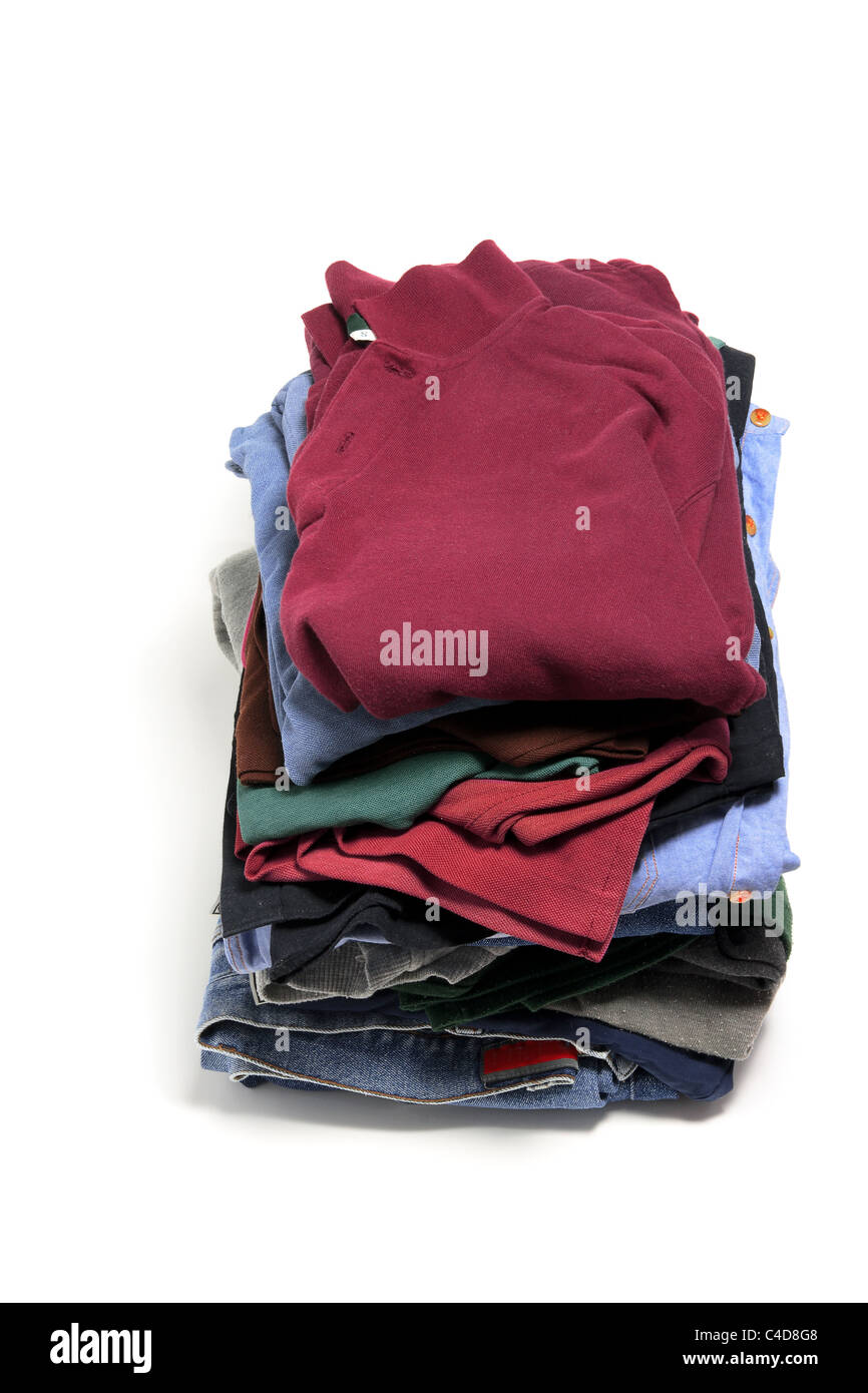 Folded clothes hi-res stock photography and images - Alamy