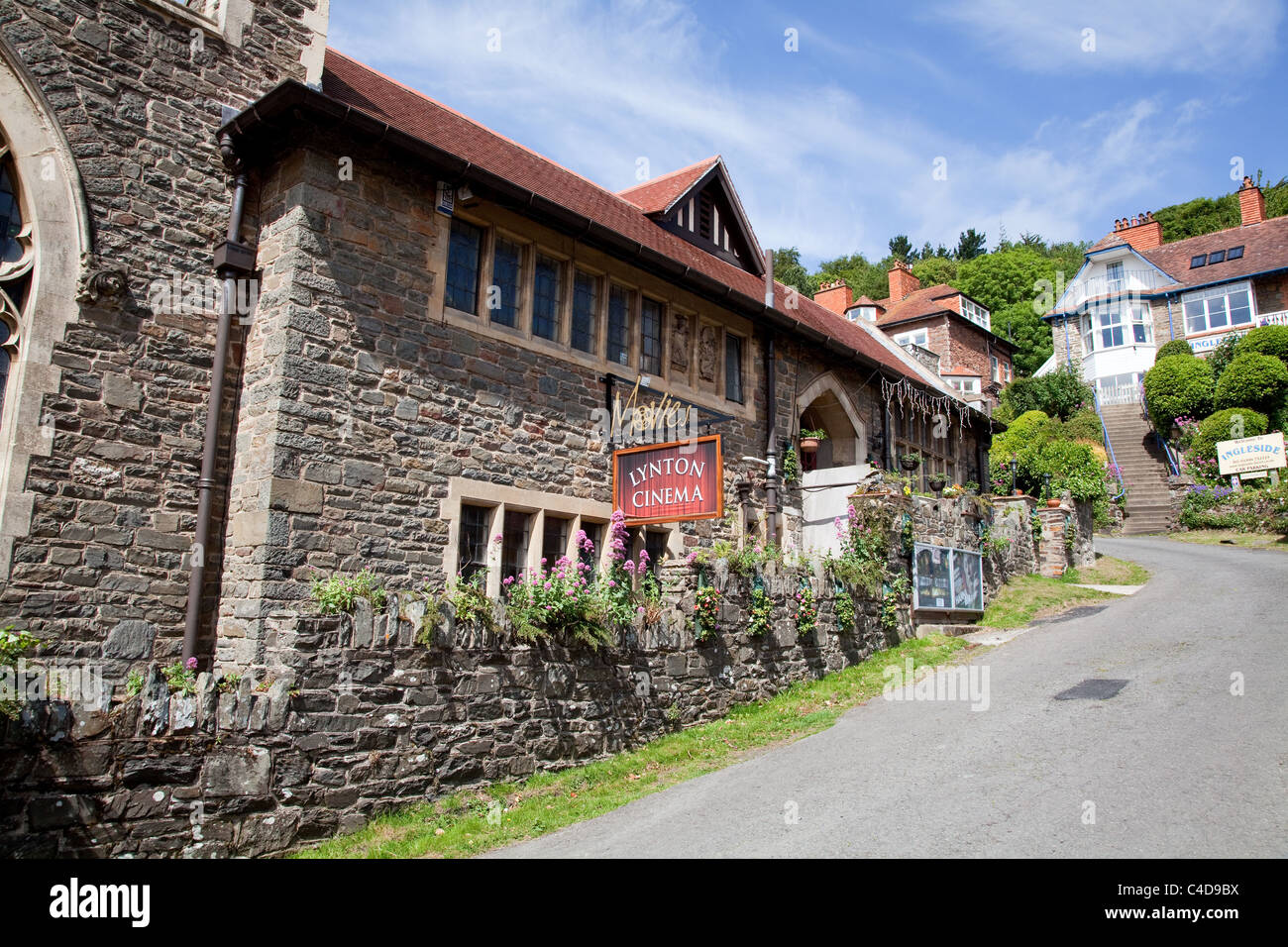 Lynton cinema in Devon Stock Photo - Alamy