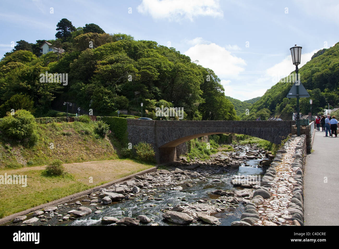 Lynmouth bridge hi-res stock photography and images - Alamy
