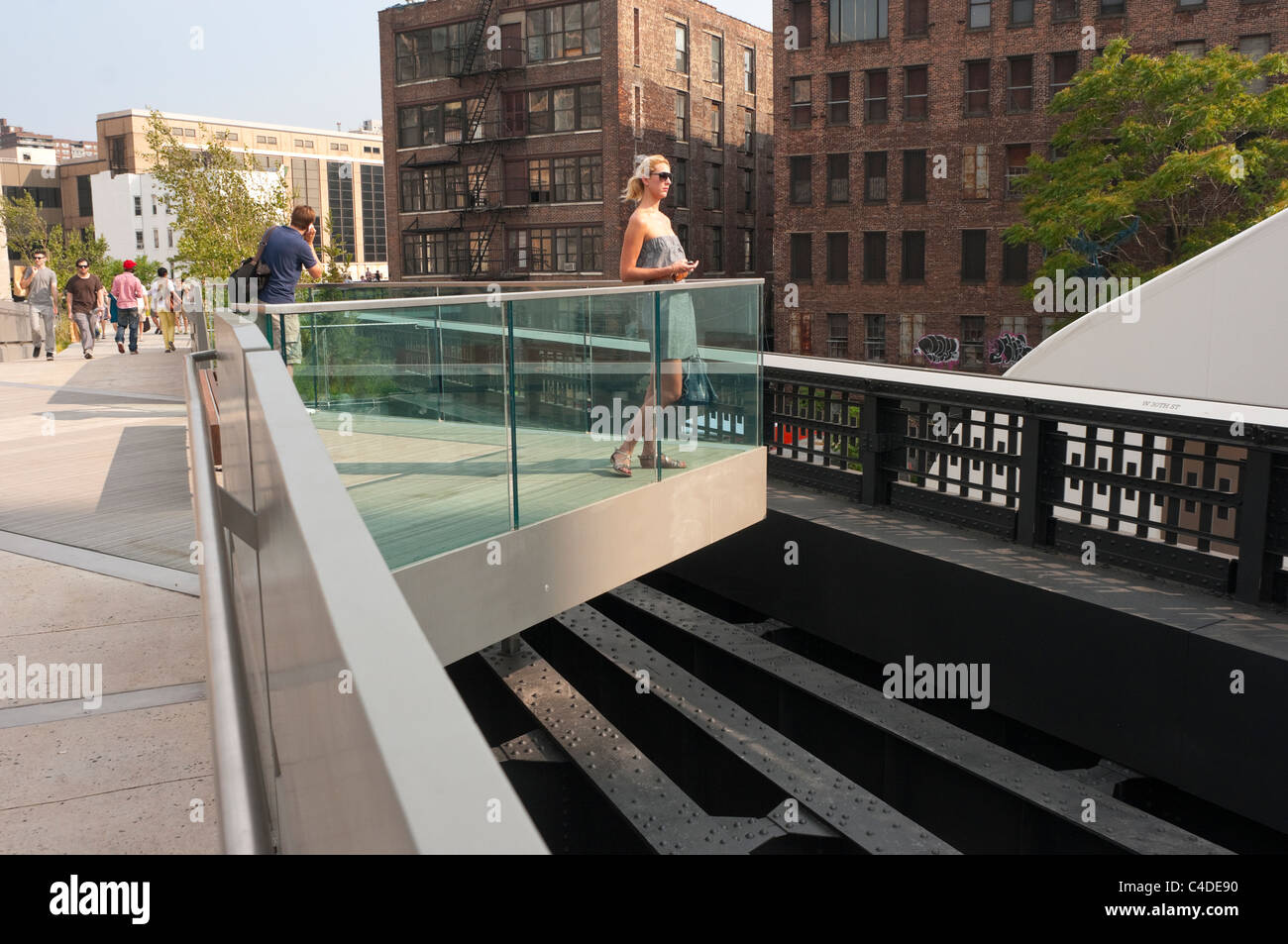 West side neighborhoods manhattan nyc tourist attraction hi-res stock ...