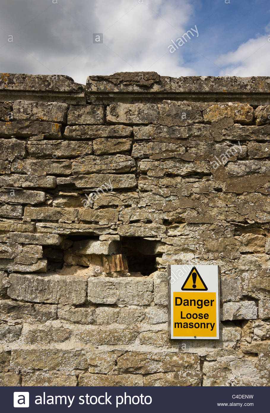 Stone Wall Crumbling High Resolution Stock Photography and Images - Alamy