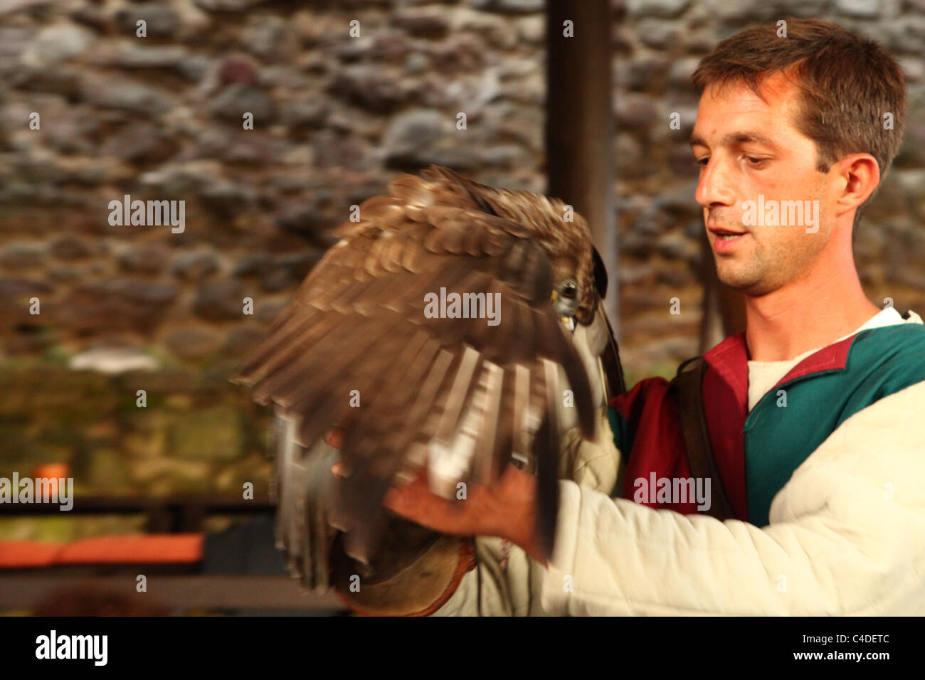 Knight with traditional costume hi-res stock photography and images - Alamy