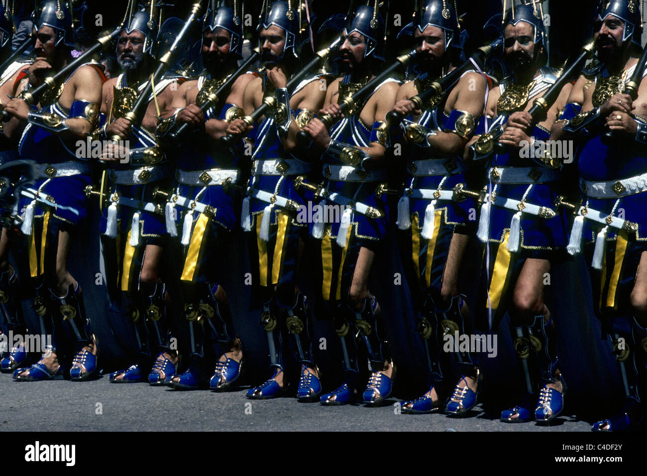 Spain. Elaborate uniforms from the fiestas of Moros y Cristianos ...