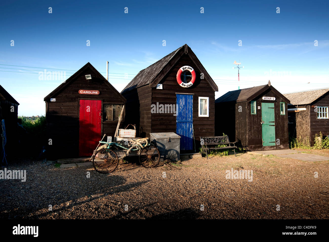 Southwold fishing huts hi-res stock photography and images - Alamy