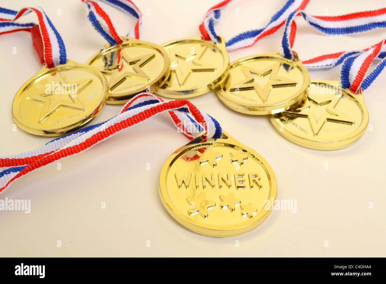 Sport concept winners gold medal 1st place win Olympics 2012 Stock ...