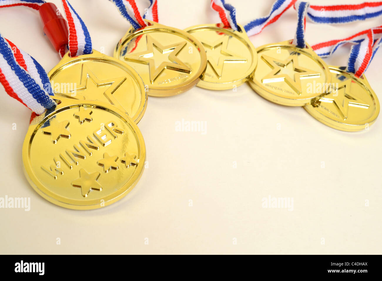 Sport concept winners gold medal 1st place win Olympics 2012 Stock ...