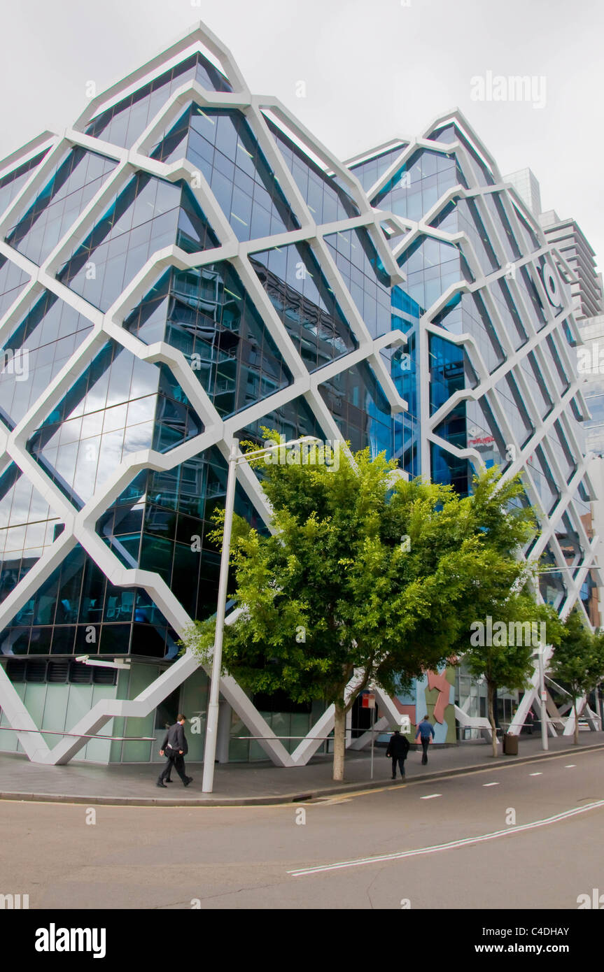 building front of a modern structure in Sydney Stock Photo - Alamy