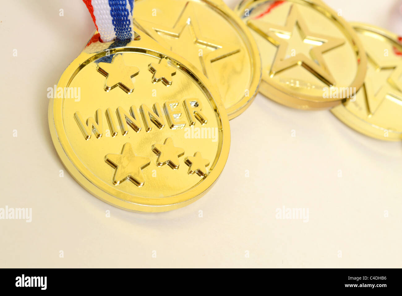 Sport concept winners gold medal 1st place win Olympics 2012 Stock ...