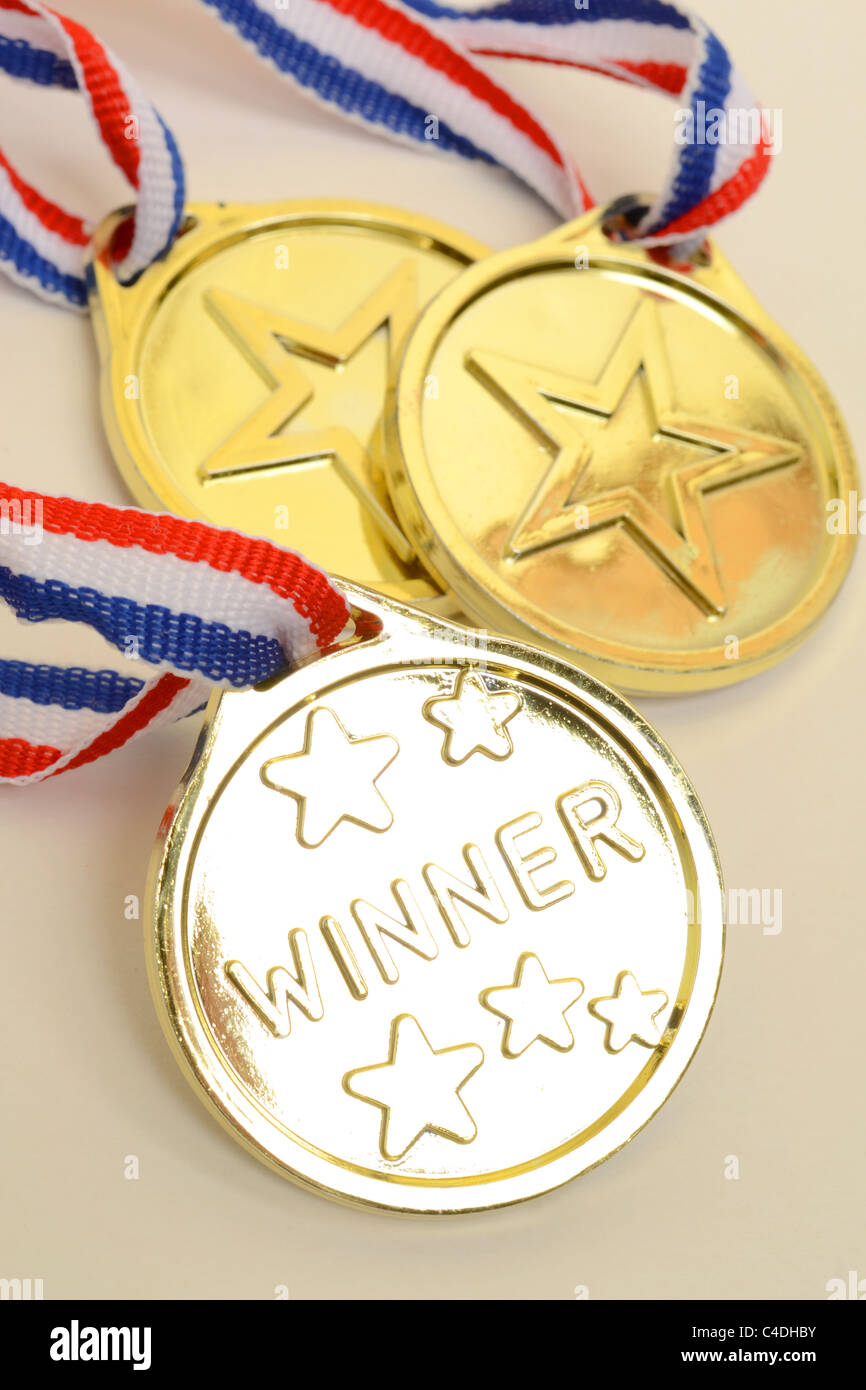 Winners gold medal hi-res stock photography and images - Alamy