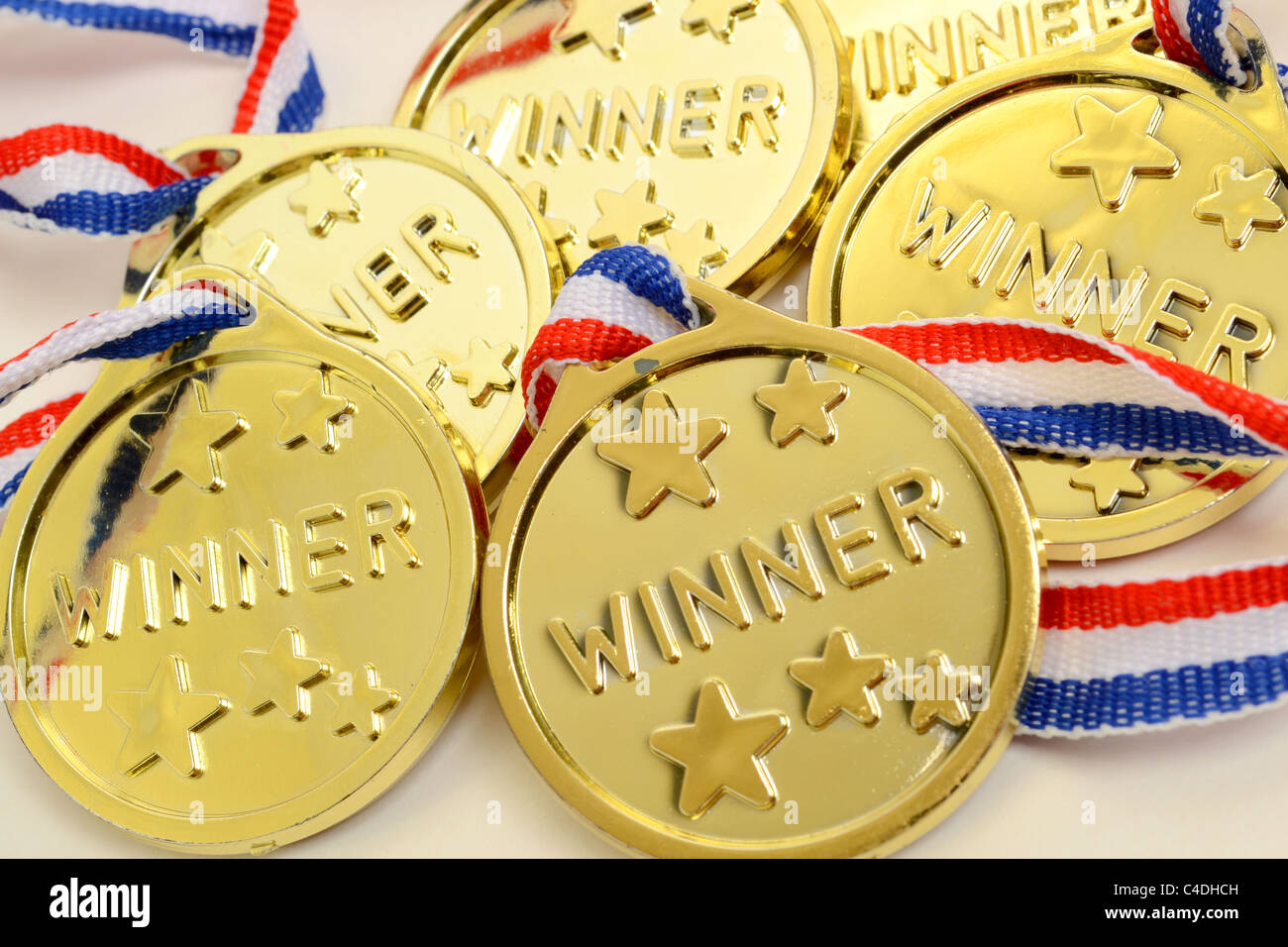 Sport concept winners gold medal 1st place win Olympics 2012 Stock ...