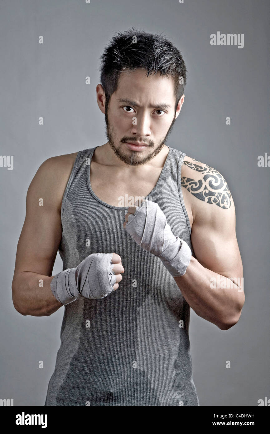 Boxer with sweaty face hi-res stock photography and images - Alamy