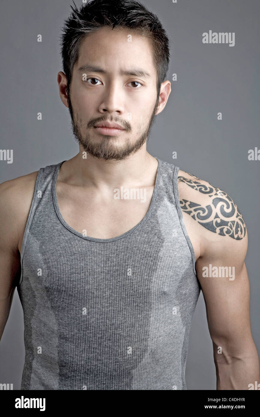 Box boxer chinese kick boxer man young man fight hi-res stock ...