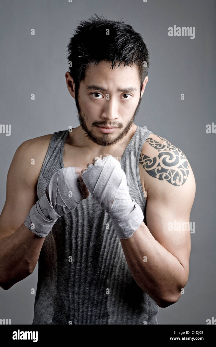 Boxer with sweaty face hi-res stock photography and images - Alamy