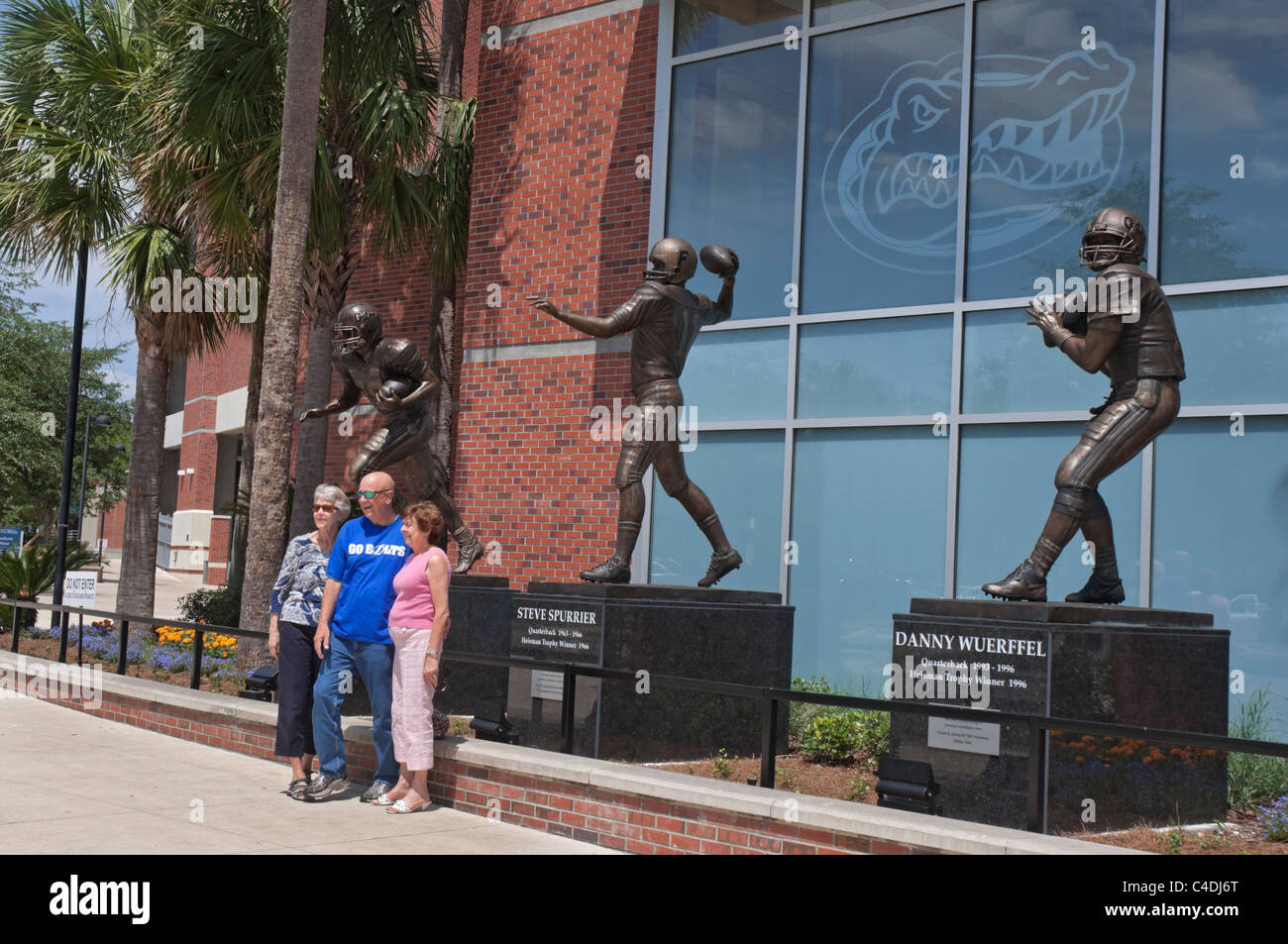 University of Florida Heisman Trophy Football winners statues Tim Tebow ...