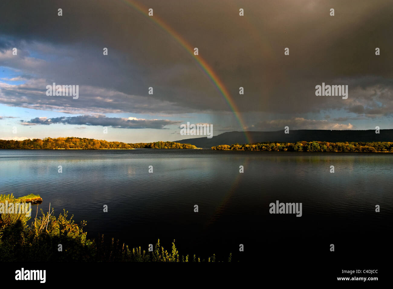 Cliffs of magho over lough erne hi-res stock photography and images - Alamy
