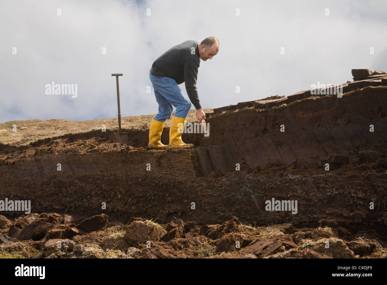 Peat cutter tool hi-res stock photography and images - Alamy