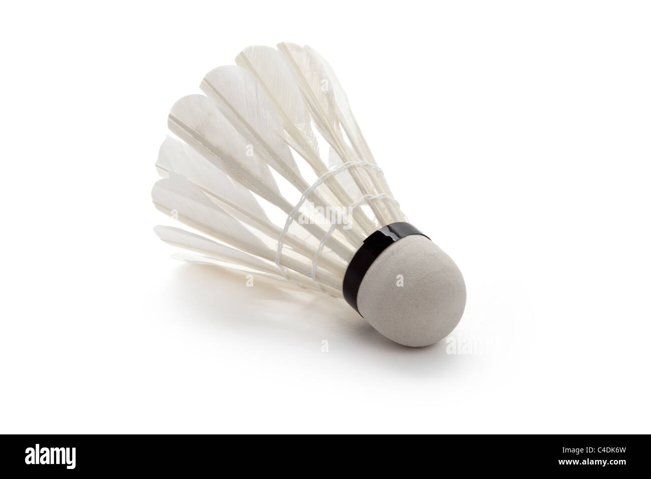 Badminton with white background Stock Photo - Alamy