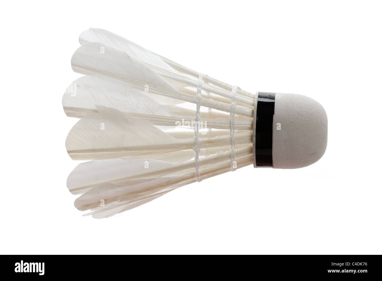 Badminton with white background Stock Photo - Alamy